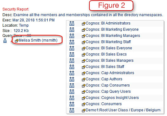 Cognos Metadata Universe – Part IV – Unmasking Security